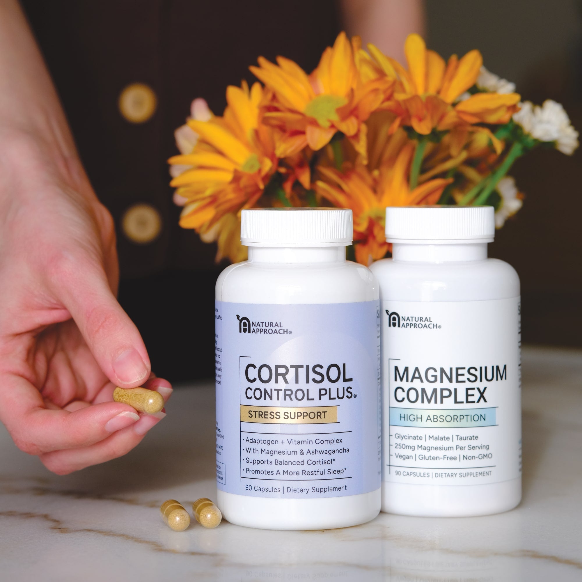Stress Relief Supplements | Cortisol & Energy Support | Natural Approach